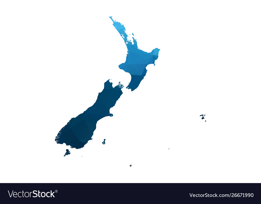 Map - blue geometric rumpled triangular low poly Vector Image Map - blue geometric rumpled triangular low poly Vector Image