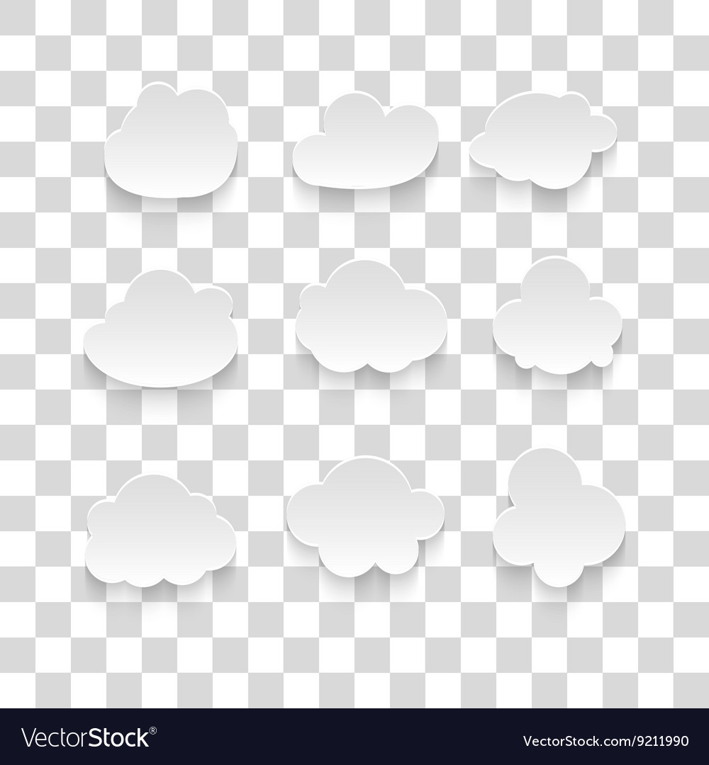 Messages in the form of clouds icon Royalty Free Vector