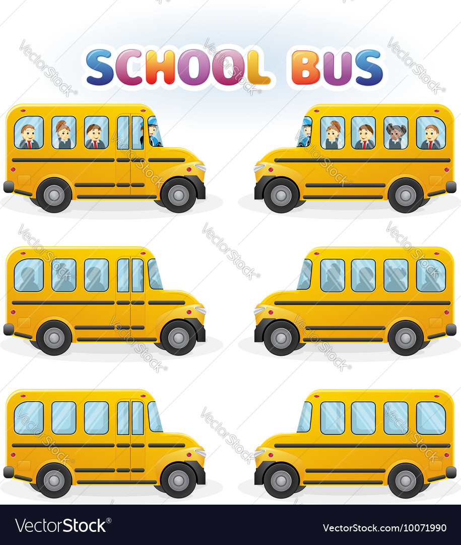 School bus Royalty Free Vector Image - VectorStock