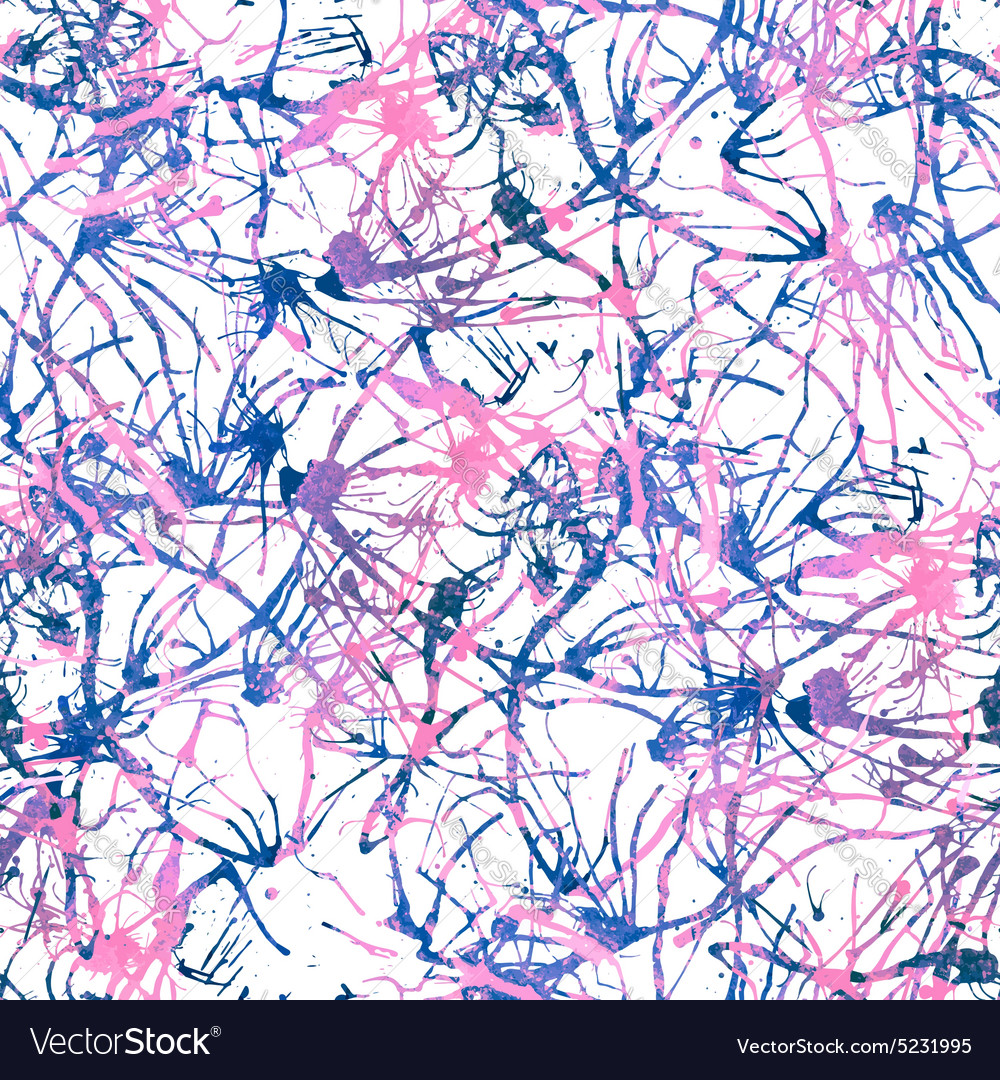 Abstract pink and blue watercolor blobs Royalty Free Vector