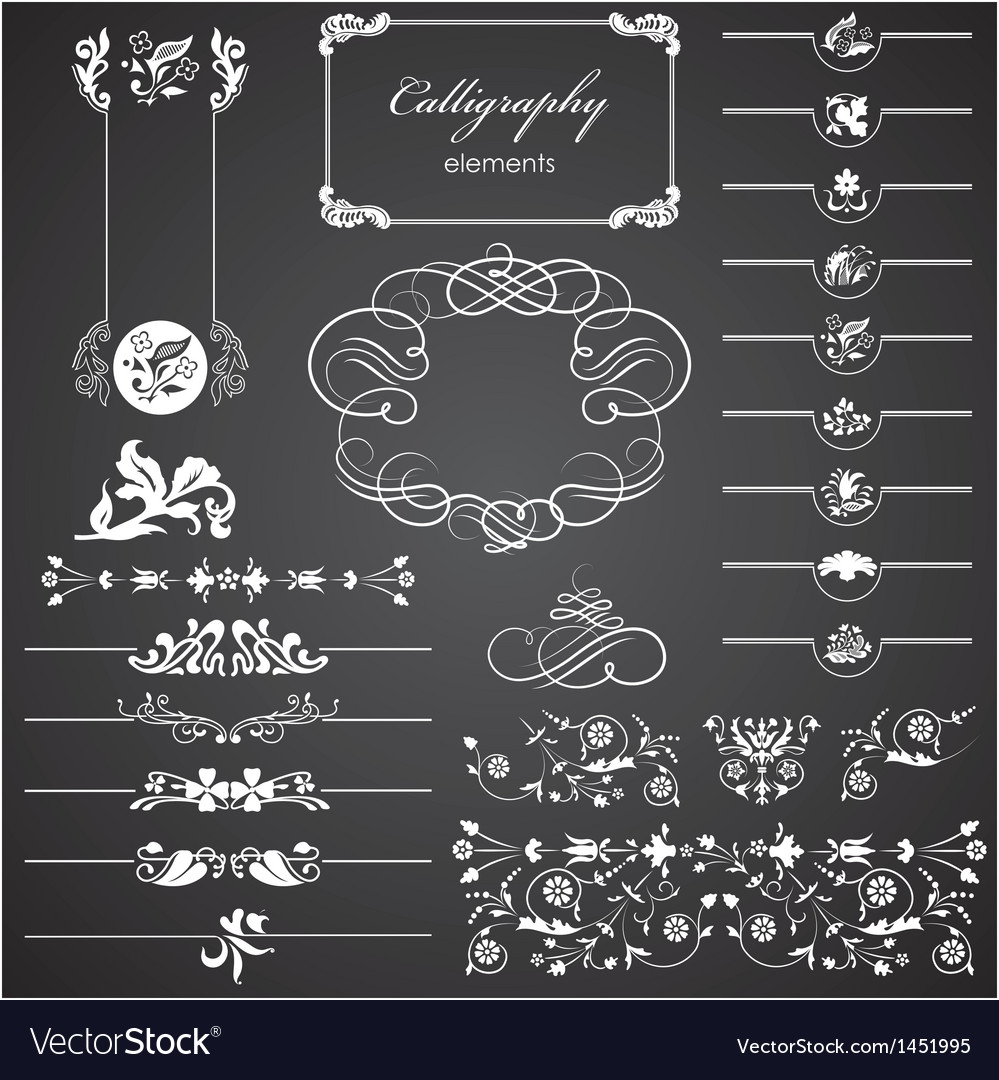 Calligraphy Royalty Free Vector Image - VectorStock