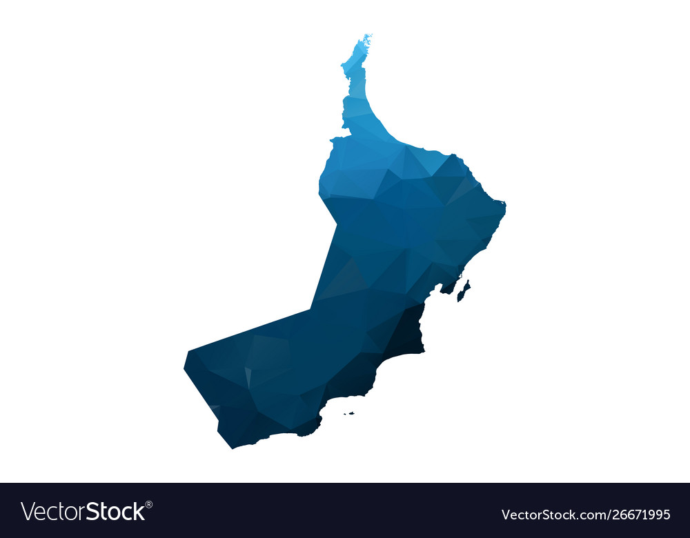 Map - blue geometric rumpled triangular low poly Vector Image Map - blue geometric rumpled triangular low poly Vector Image
