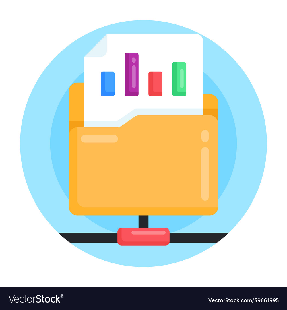 Shared folder Royalty Free Vector Image - VectorStock