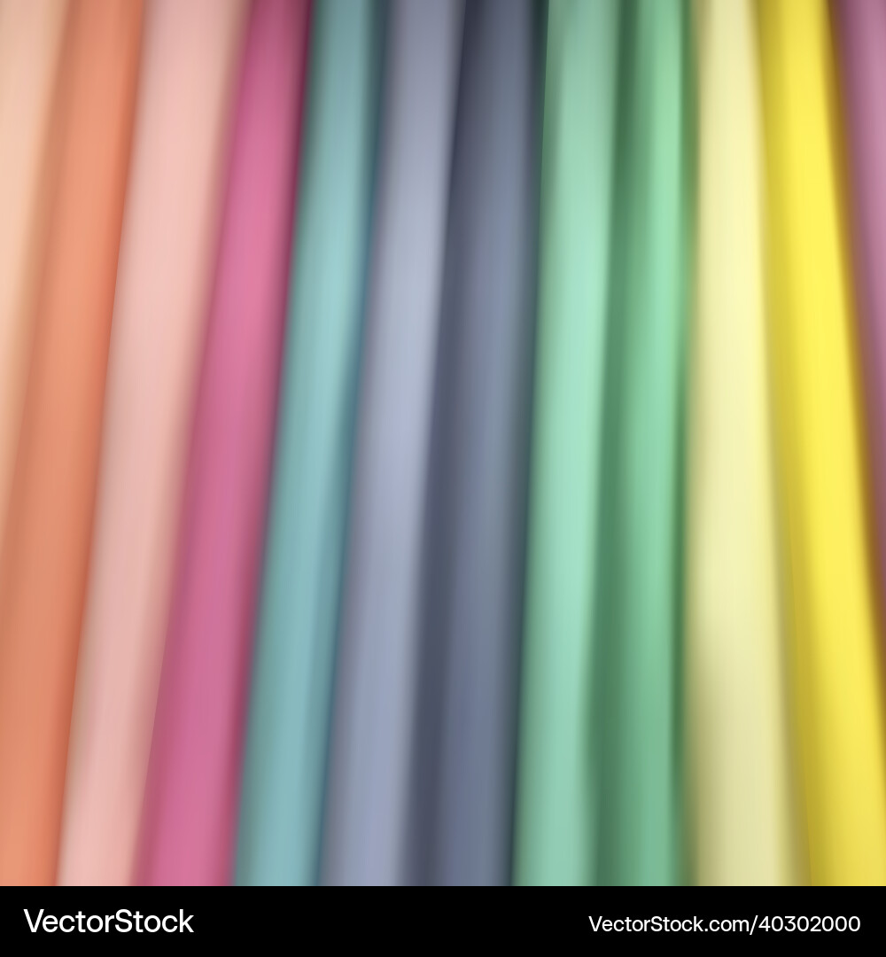 Collection of fabrics satin silk cotton Royalty Free Vector