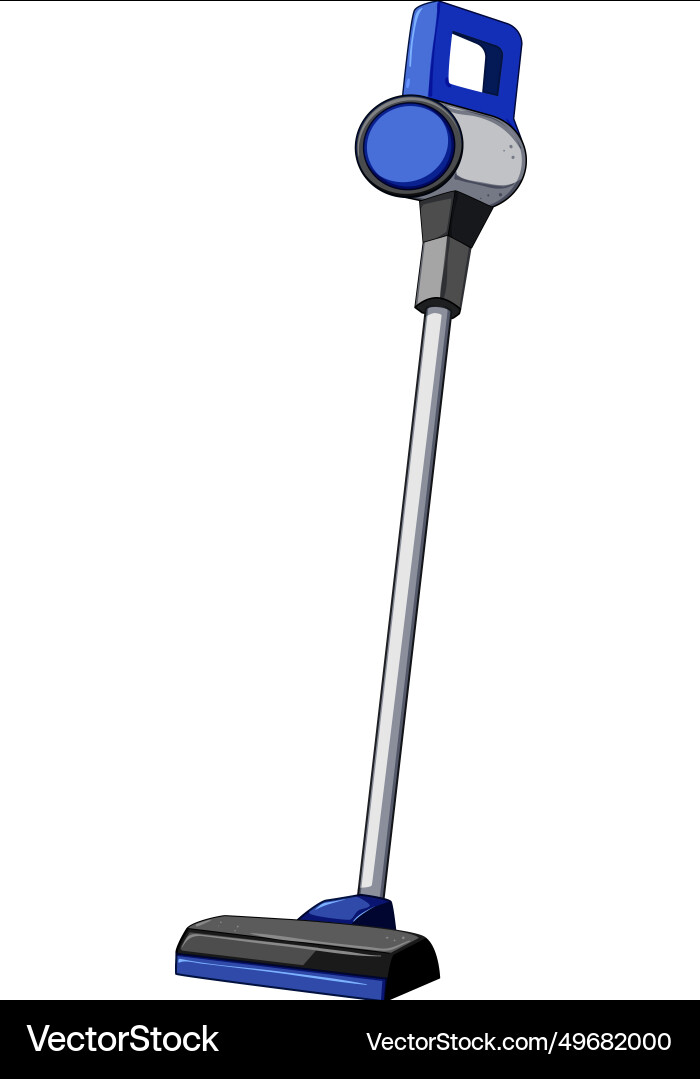 Home manual vacuum cleaner cartoon Royalty Free Vector Image