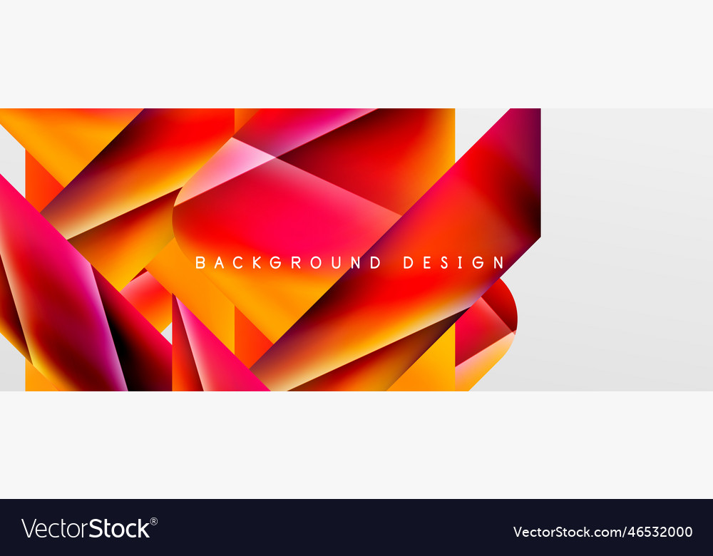 Triangle Fluid Color Gradient Abstract Background Vector Image