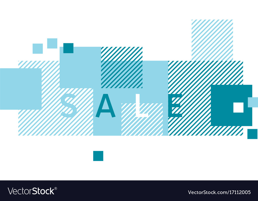 Abstract composition simple geometry header Vector Image
