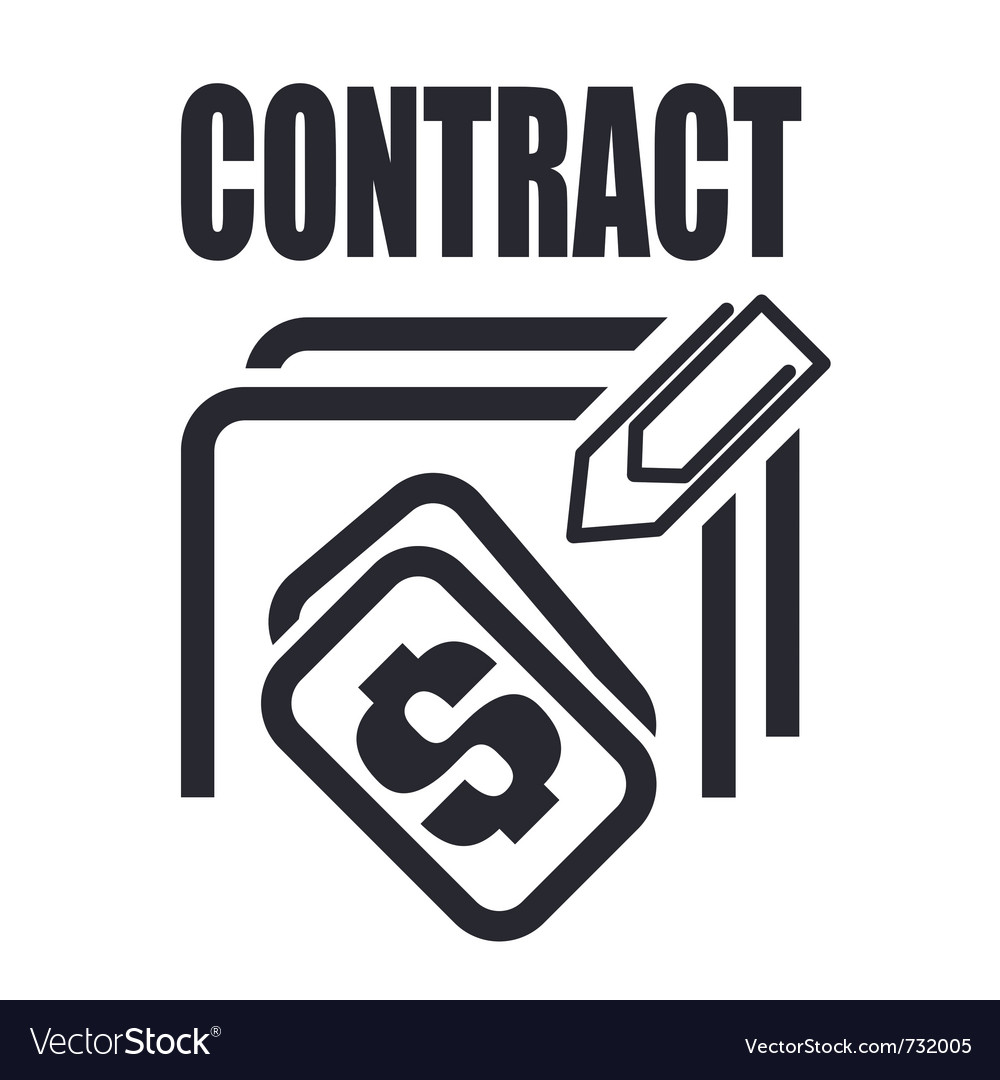 Contract Royalty Free Vector Image - VectorStock