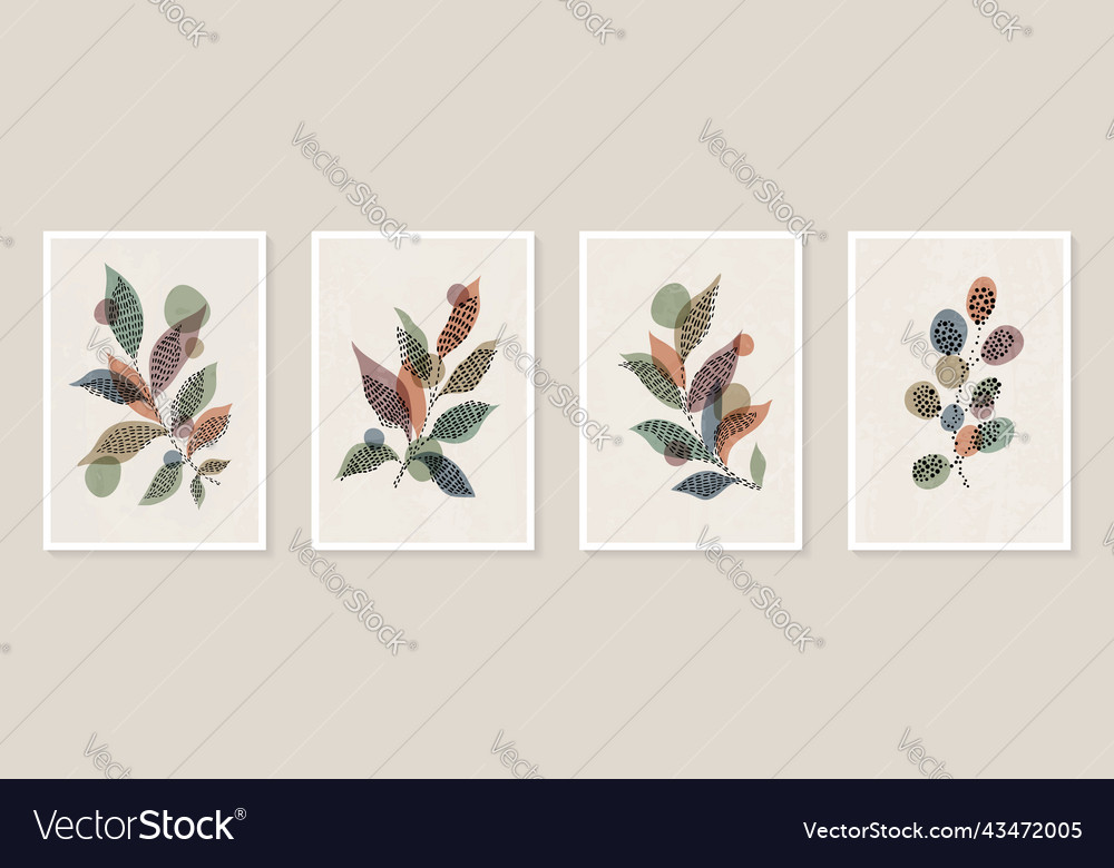 Creative minimalist abstract art background Vector Image