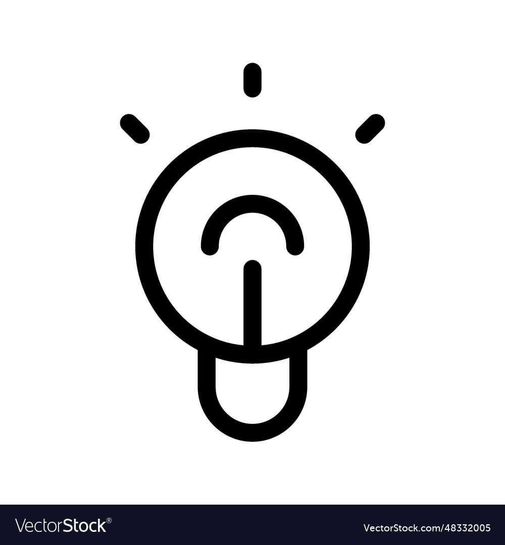 Idea icon Royalty Free Vector Image - VectorStock