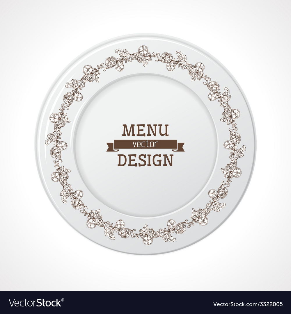 Menu design Royalty Free Vector Image - VectorStock