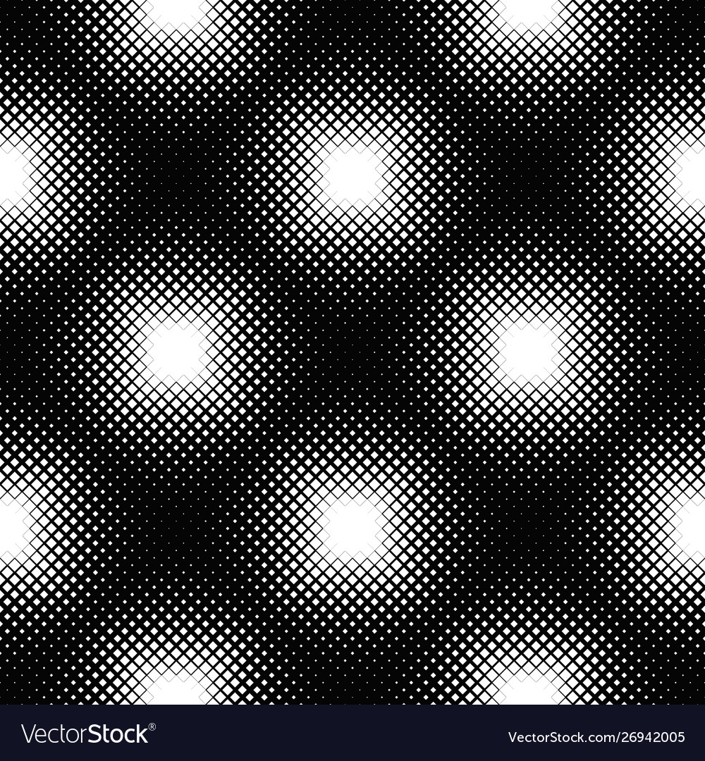 Monochrome Square Pattern Background Abstract Vector Image