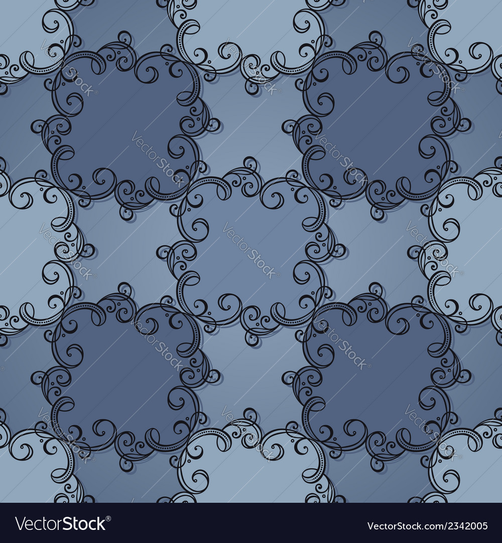 Seamless ornate pattern Royalty Free Vector Image