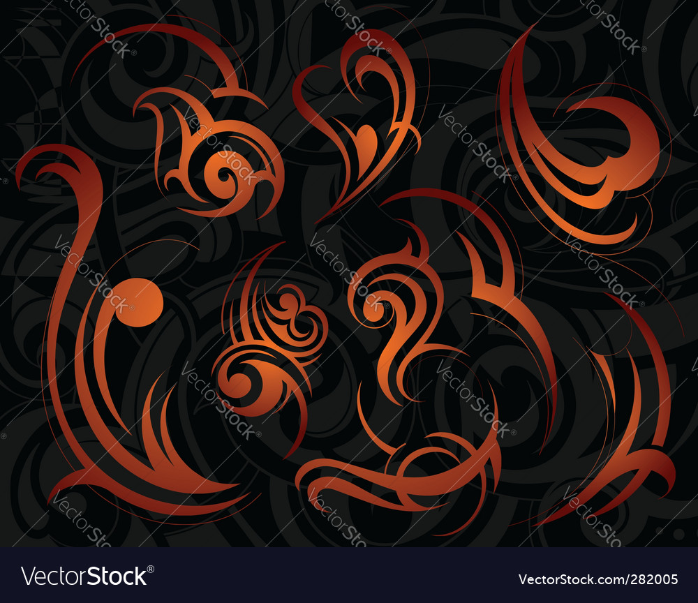 Swirl design elements Royalty Free Vector Image