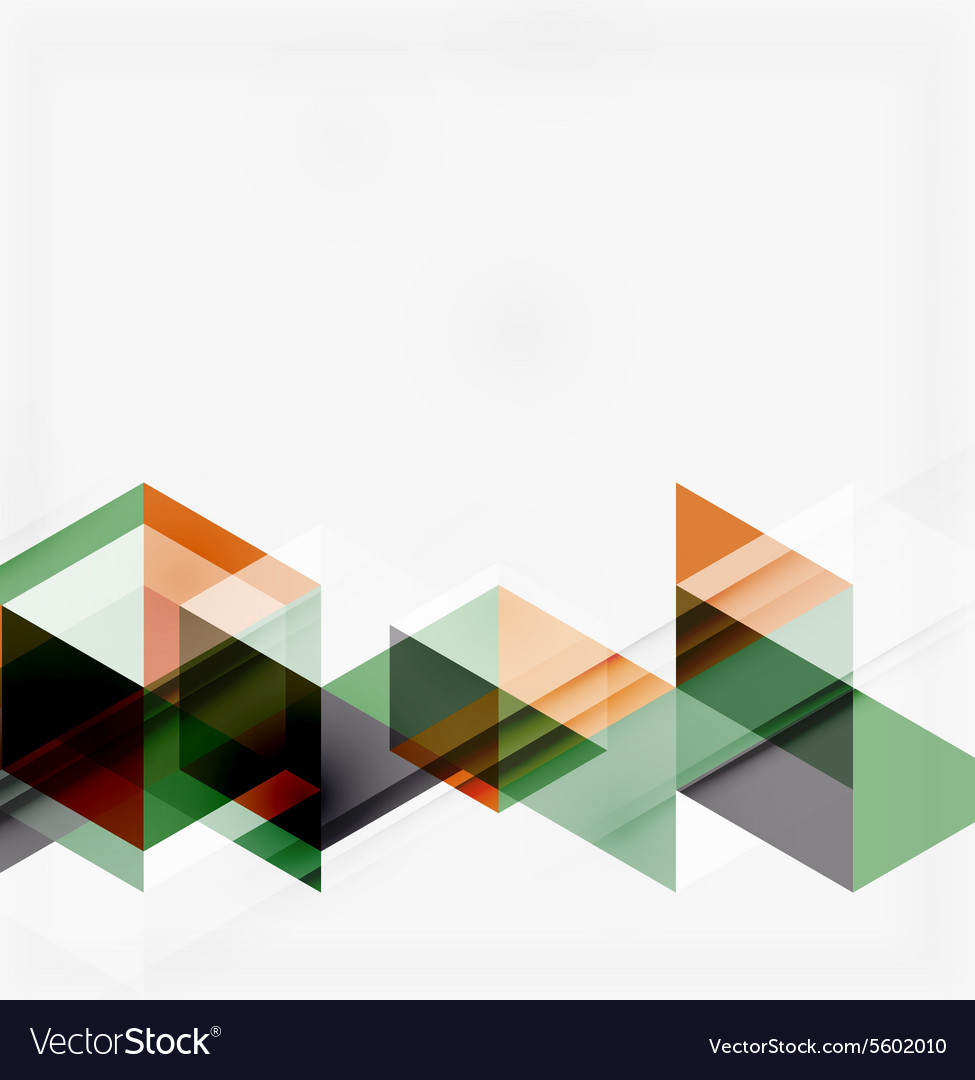 Abstract geometric background modern overlapping Vector Image