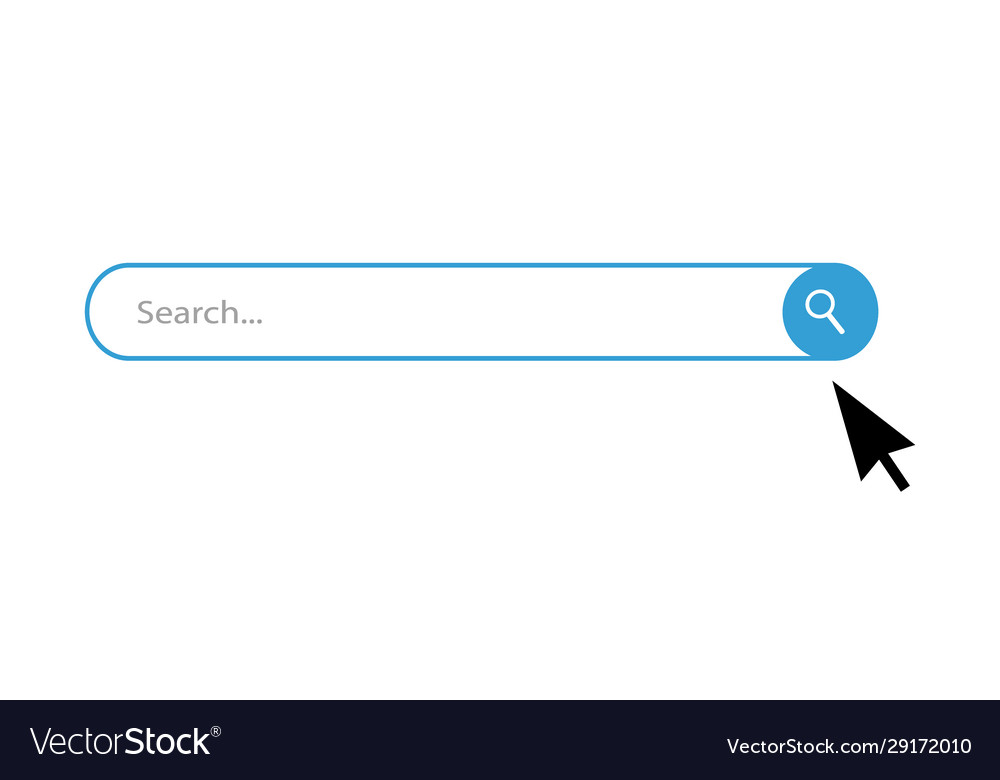 Search bar icons design abstract Royalty Free Vector Image
