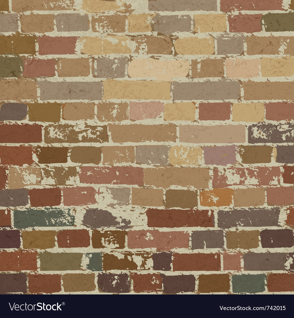 Brick wall pattern Royalty Free Vector Image - VectorStock