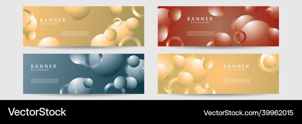 Earth tone color banner background Royalty Free Vector Image