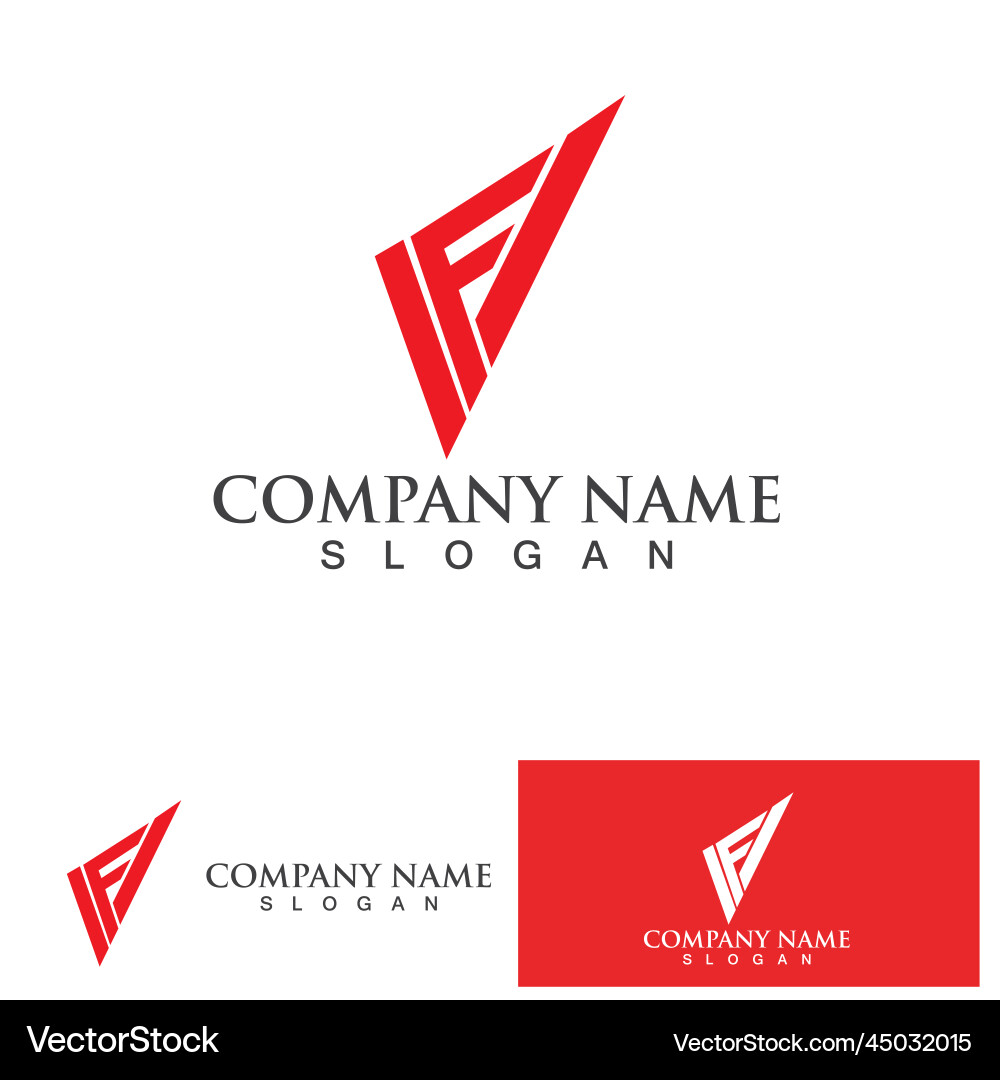 V letter logo and symbol template Royalty Free Vector Image