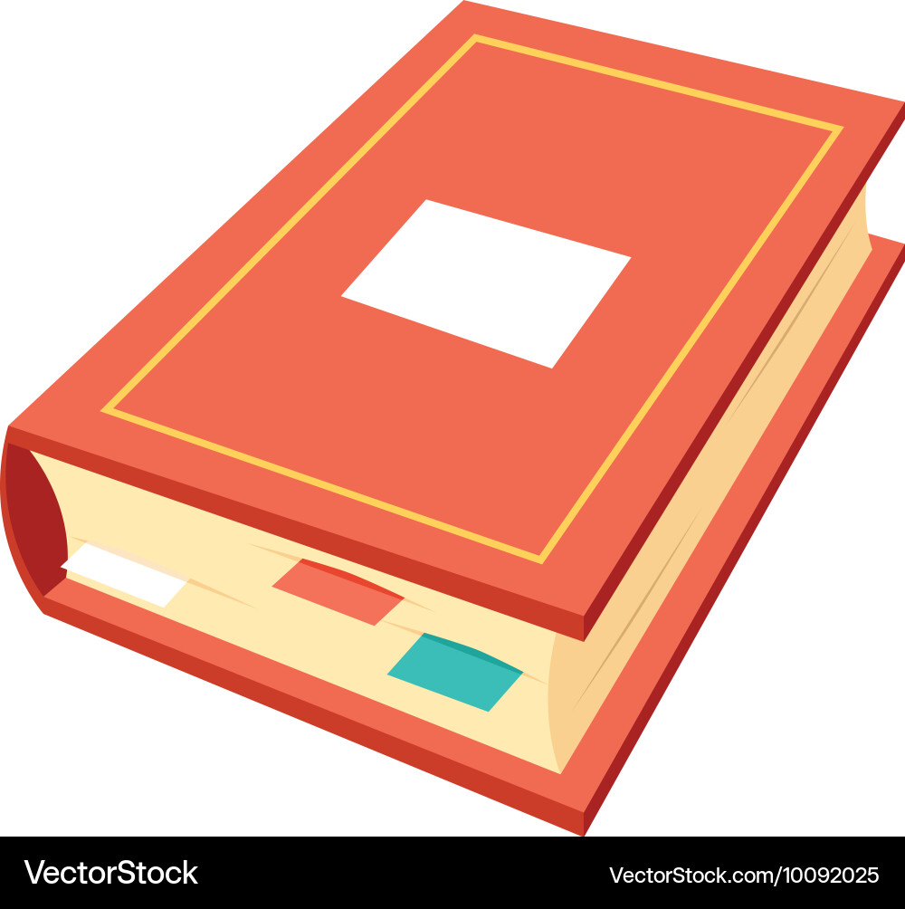 Isometric book icon education symbols logo Vector Image