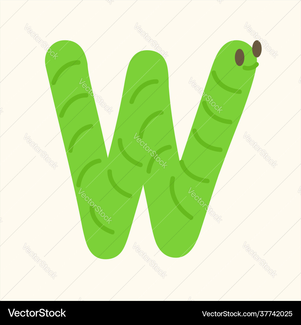 Wild animal alphabet Royalty Free Vector Image