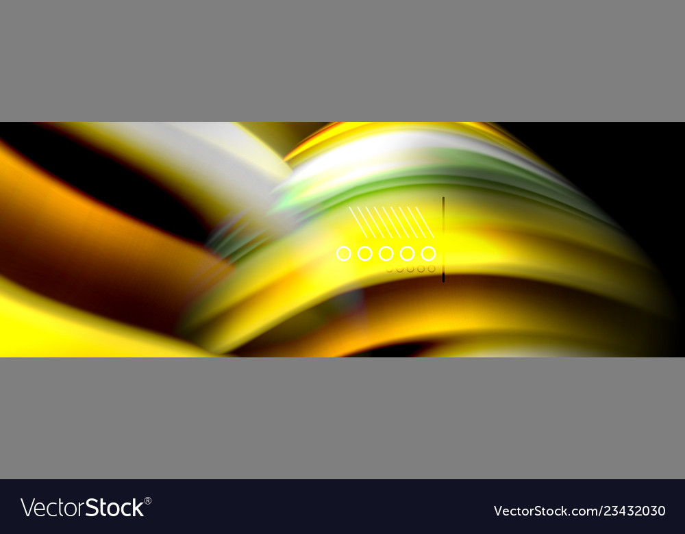 Fluid liquid wave pattern Royalty Free Vector Image