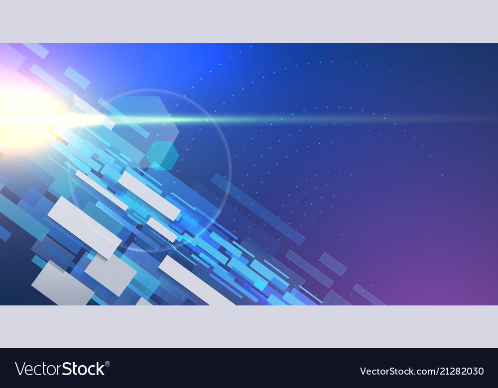 Futuristic background with space elements Vector Image