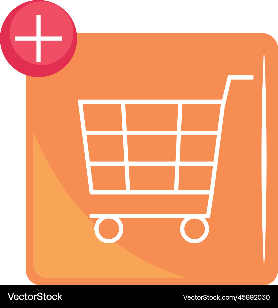Online shopping cart Royalty Free Vector Image
