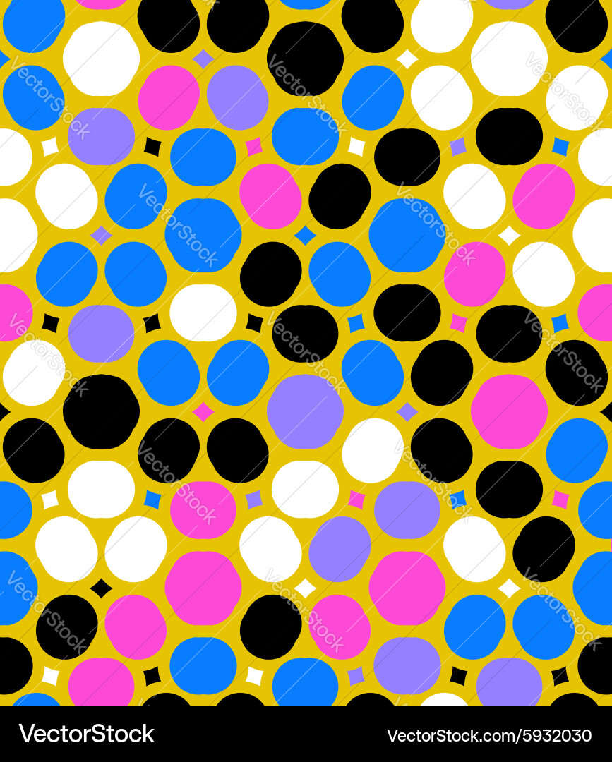 Polka dot pattern Royalty Free Vector Image - VectorStock