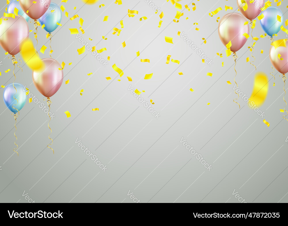 Happy birthday background design Royalty Free Vector Image
