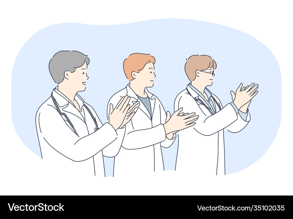 Medicine doctors achievement concept Royalty Free Vector