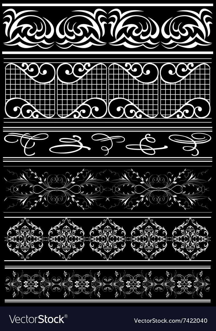 Design elements collection Royalty Free Vector Image