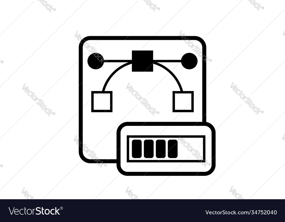 File processing icon Royalty Free Vector Image