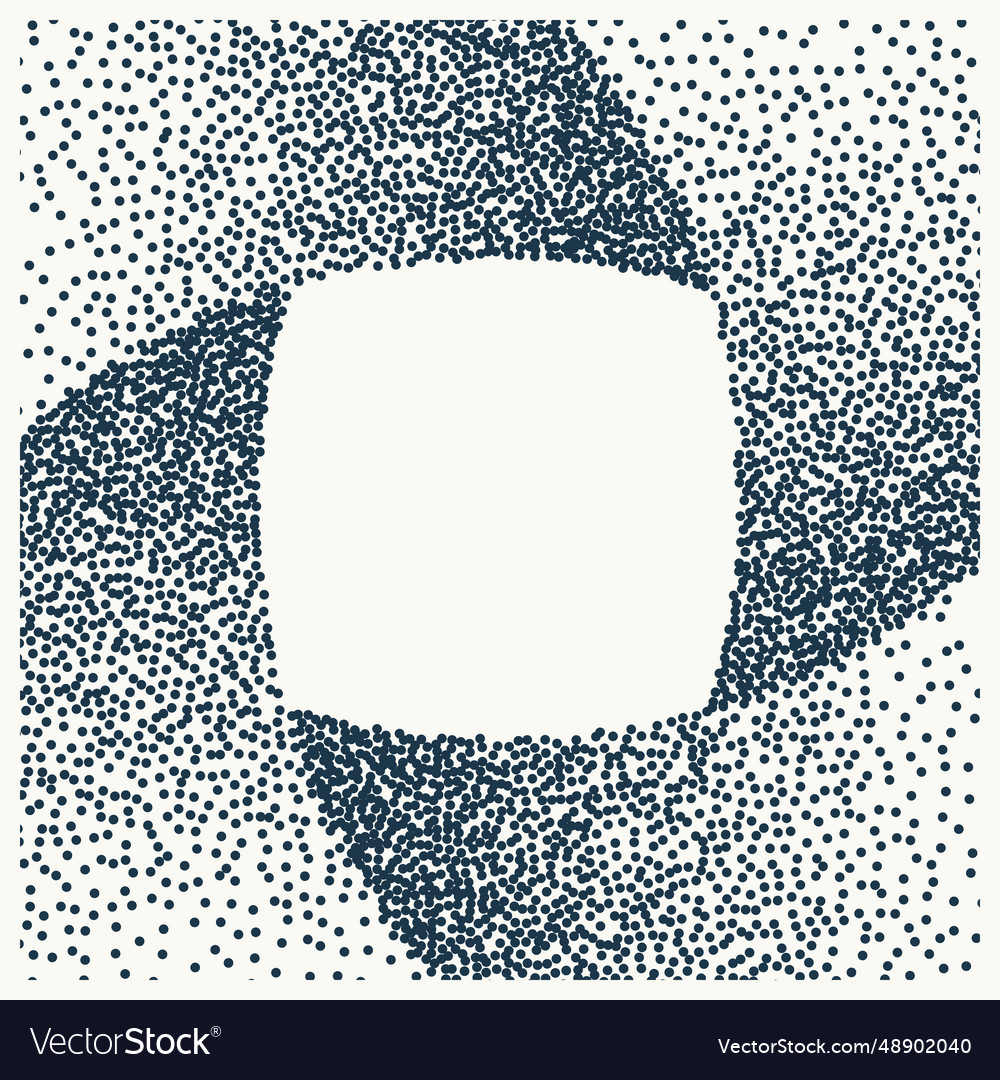 Gritty rotation loop geometric shape Royalty Free Vector