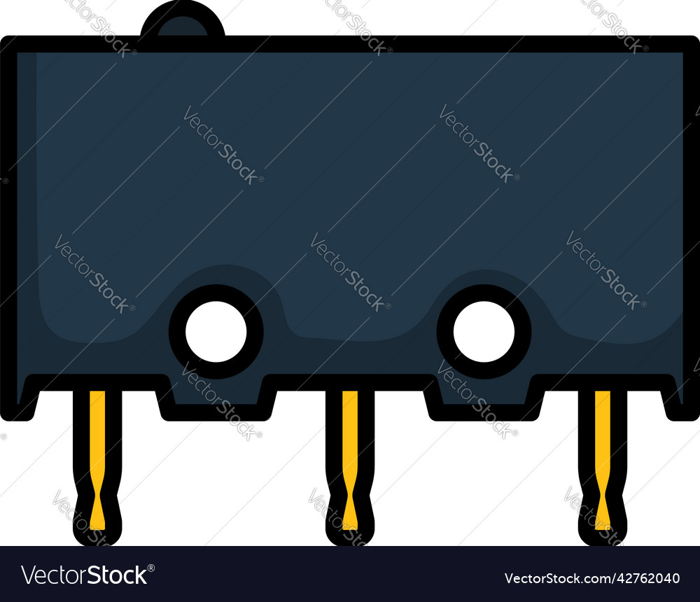 Micro button icon Royalty Free Vector Image - VectorStock