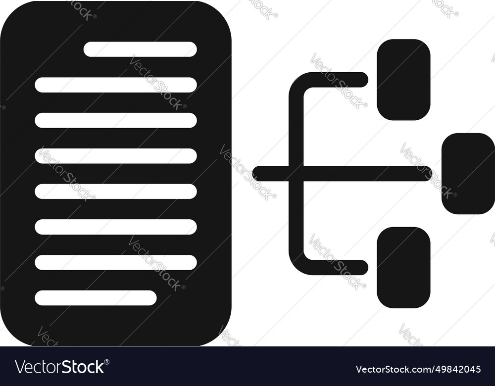 Data file scheme icon simple cloud process Vector Image