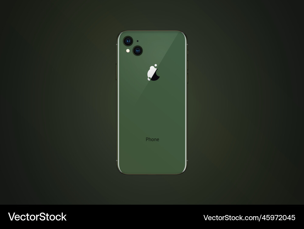 New smart phone with camera to call template Vector Image