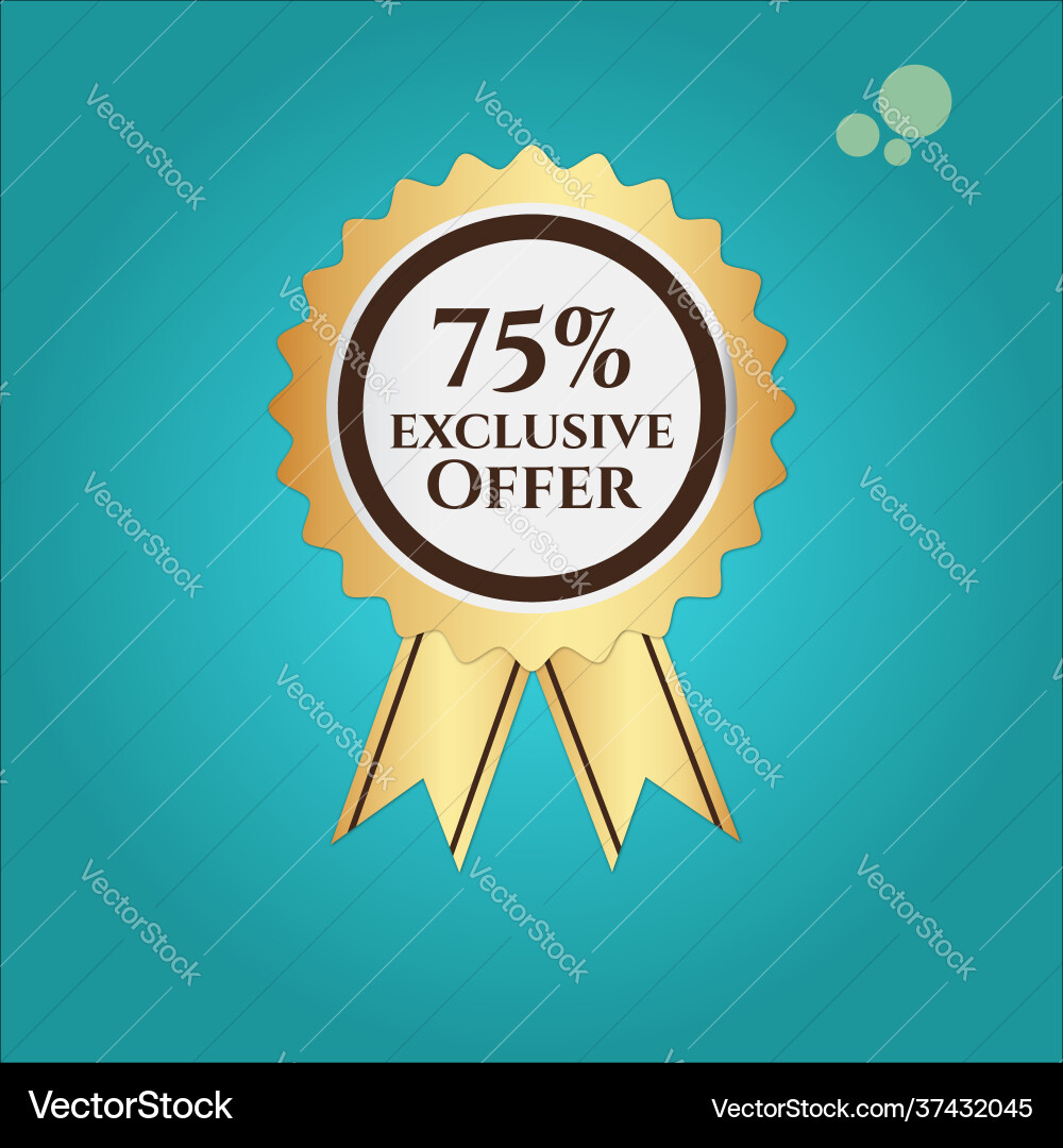Premium product best offer label Royalty Free Vector Image