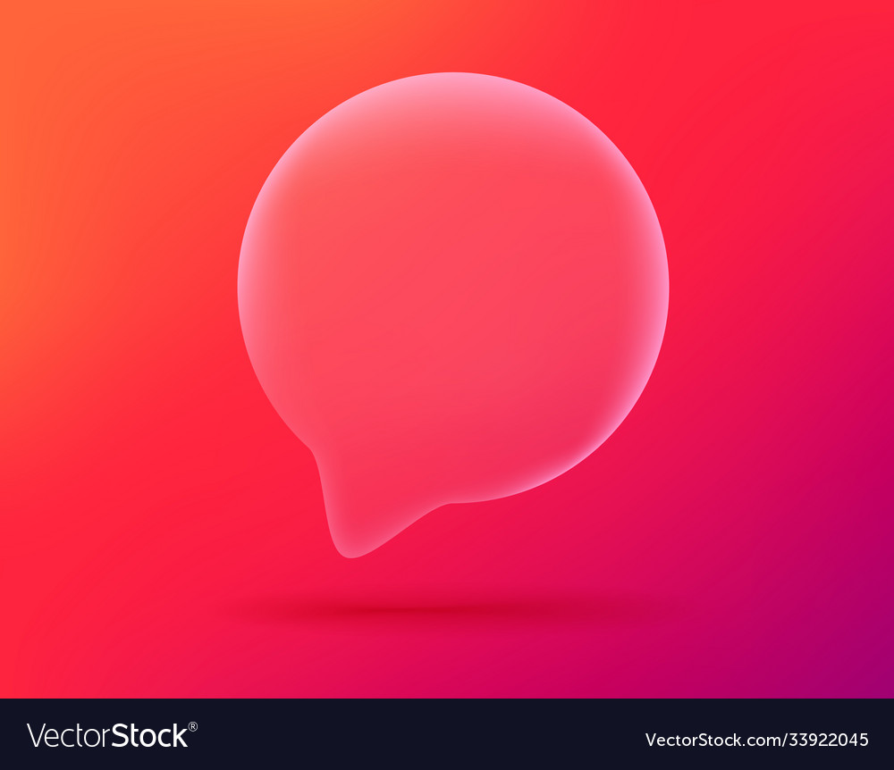 Speech cloud template for a text Royalty Free Vector Image