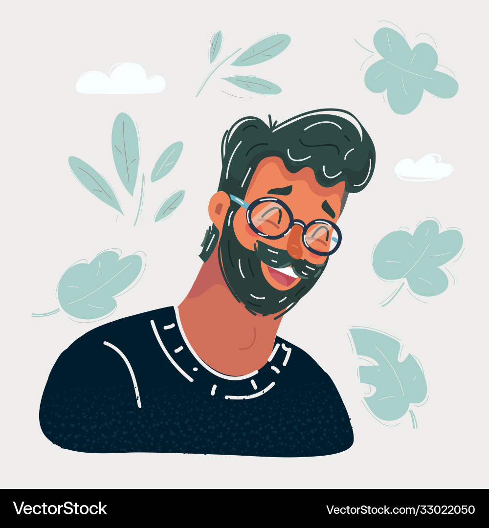 Close up portrait Royalty Free Vector Image - VectorStock