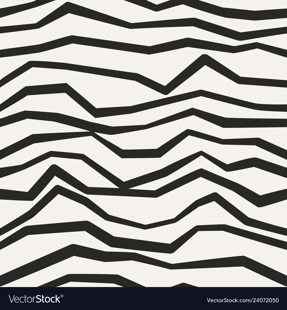 Jagged Monochrome Seamless Pattern Royalty Free Vector Image