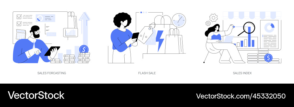 Revenue management abstract concept Royalty Free Vector