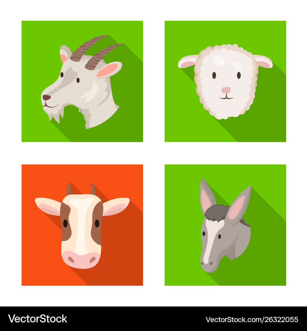 Design agriculture and breeding symbol Royalty Free Vector