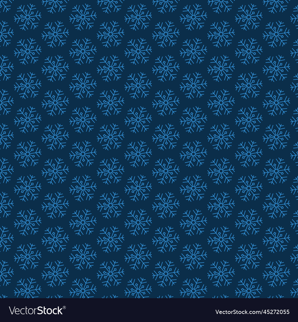 Snowflake pattern background Royalty Free Vector Image