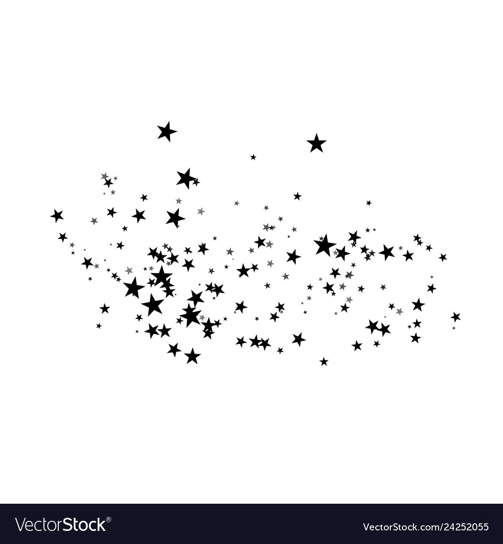 Stardust trail comet Royalty Free Vector Image