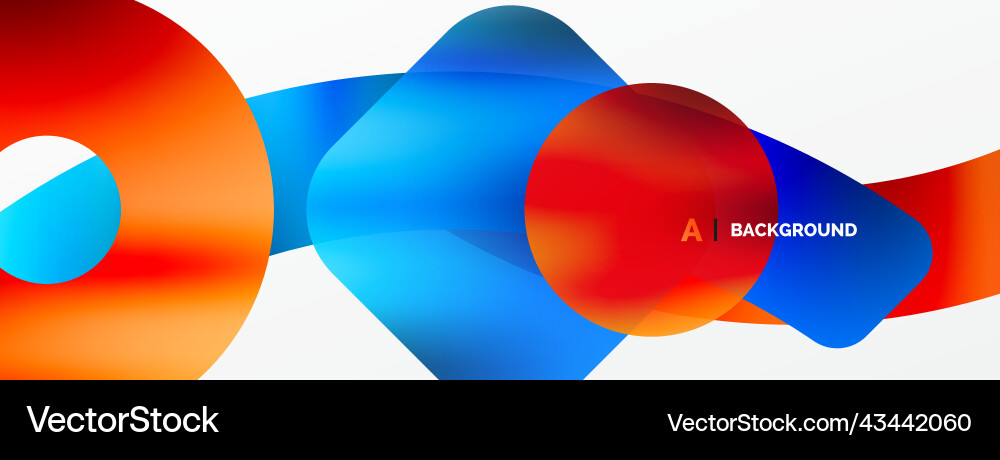 Metallic shiny geometric surfaces round shapes Vector Image