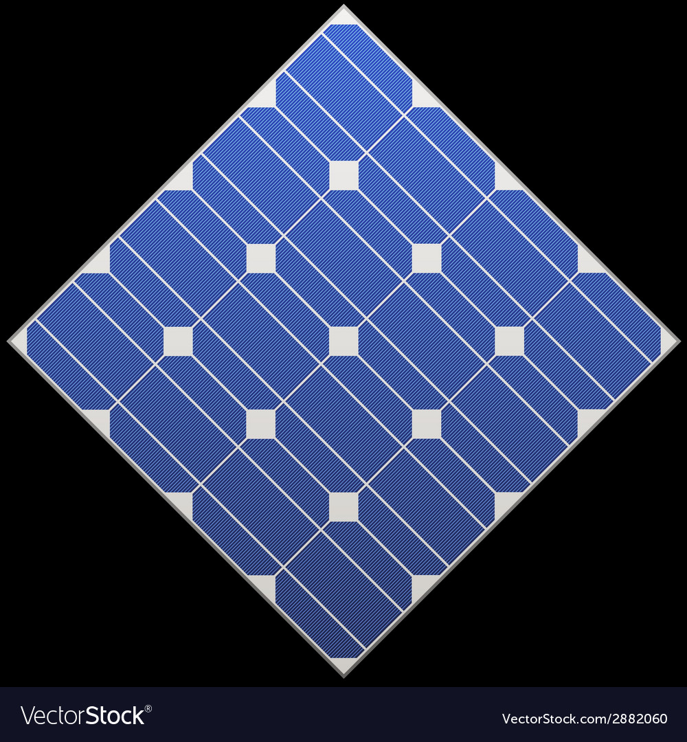 Photovoltaic panel Royalty Free Vector Image - VectorStock