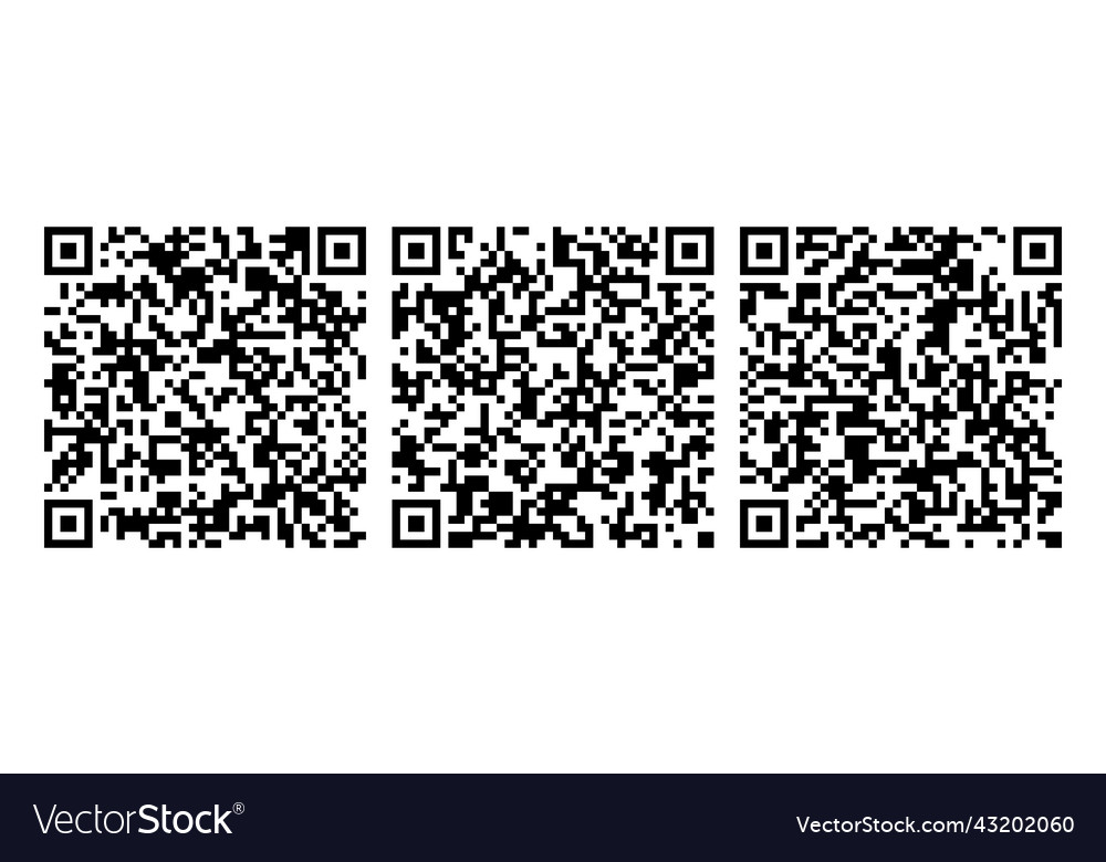 Qr code Royalty Free Vector Image - VectorStock