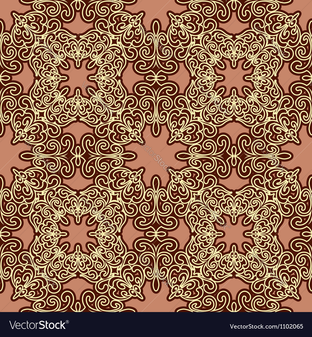 Gold pattern Royalty Free Vector Image - VectorStock