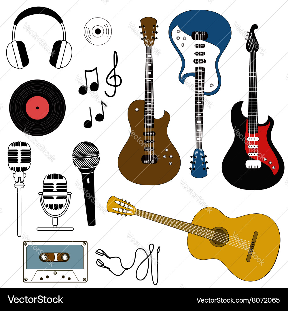 Icon of musical equipment Royalty Free Vector Image